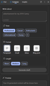 Bing Chat: Your AI-powered assistant in Microsoft Edge