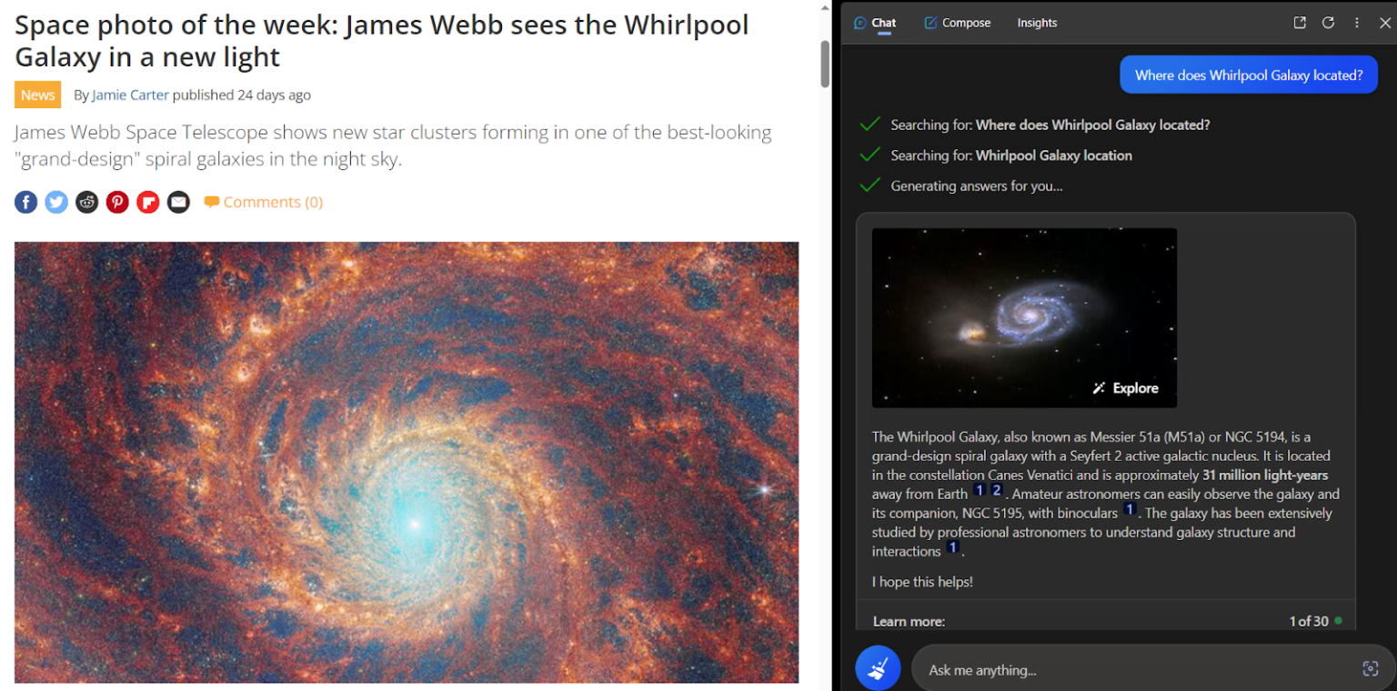 Bing Chat: Your AI-powered assistant in Microsoft Edge